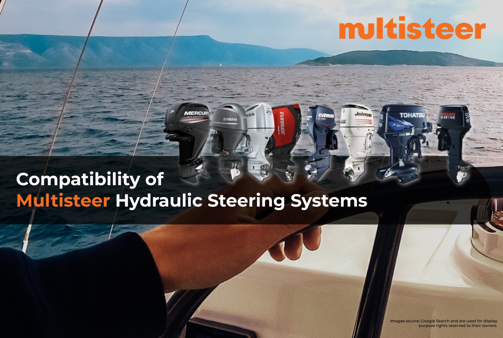 Boat Steering kits by Multisteer | Outboards | Inboards