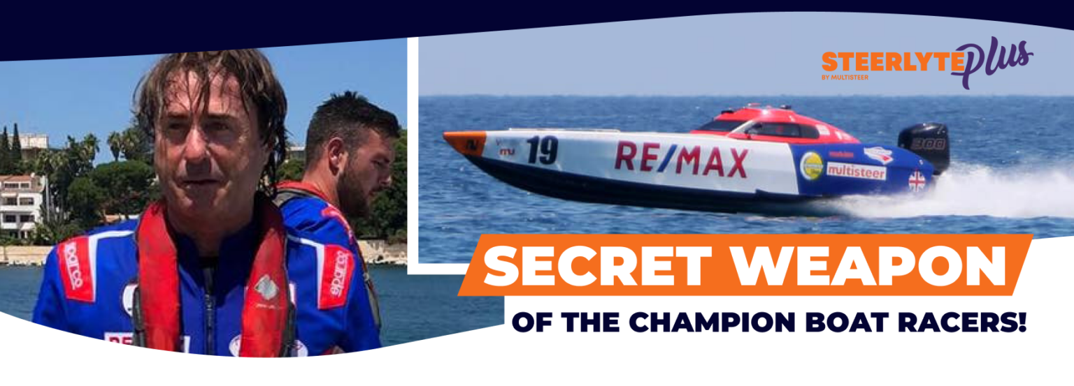 Steerlyte Plus secret weapon of boat Champion boat racers