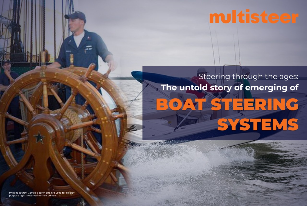 Boat Steering kits by Multisteer | Outboards | Inboards